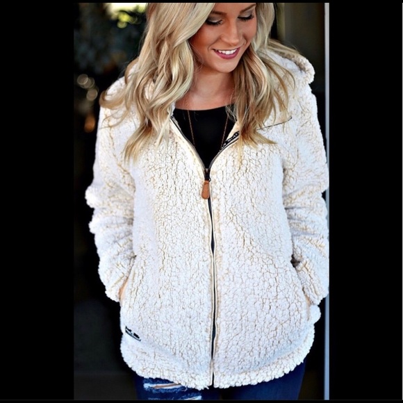 Simply Southern | Jackets & Coats | Sherpa Nwt Simply Southern Coat Nwt ...